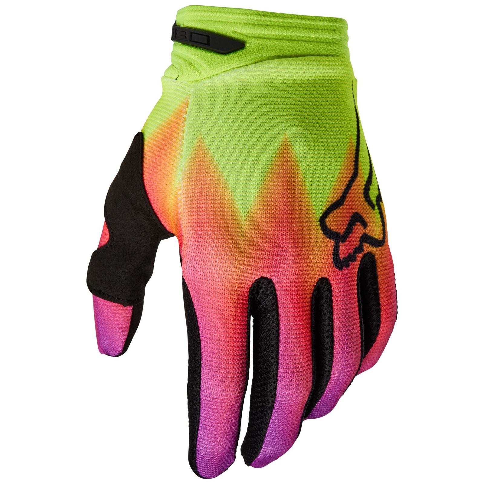 New Fox Racing Youth 180 Stakt Gloves- Red/Yellow -Youth Medium- 30474 ...