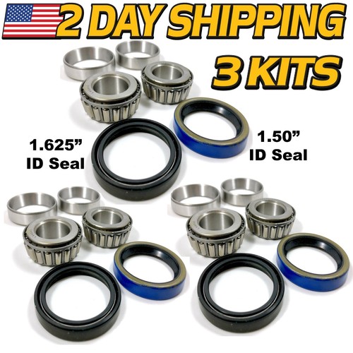 3 Kits Spindle Rebuild Kit Bearings & Seals for Scag 461663 481024 ...
