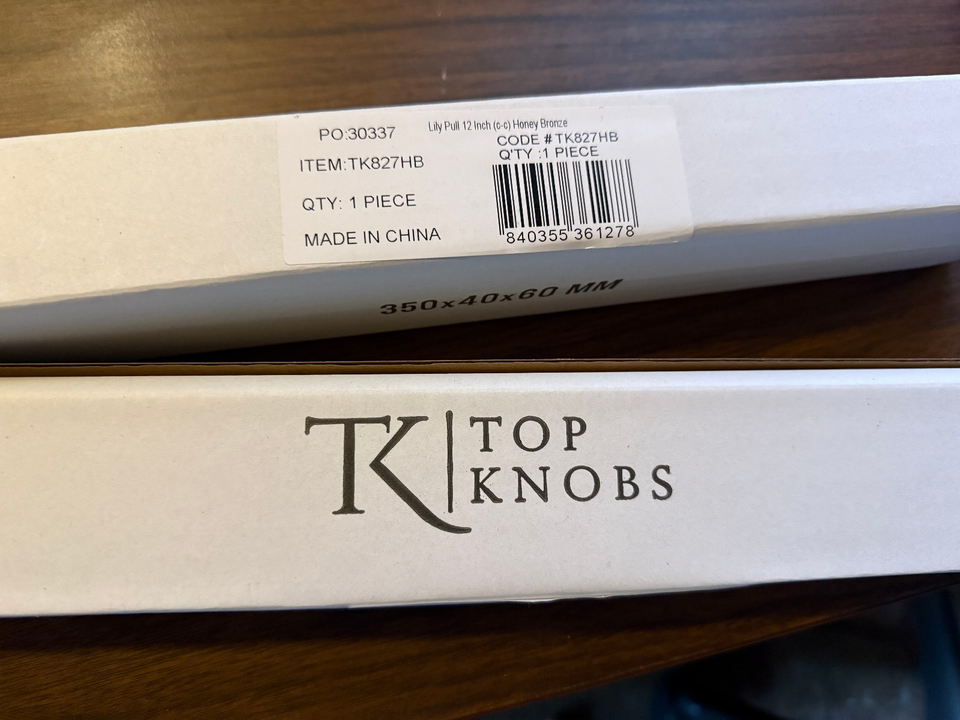 Top Knobs TK827HB Lily Pull 12 Inch (c-c) - Honey Bronze 840355261271| eBay
