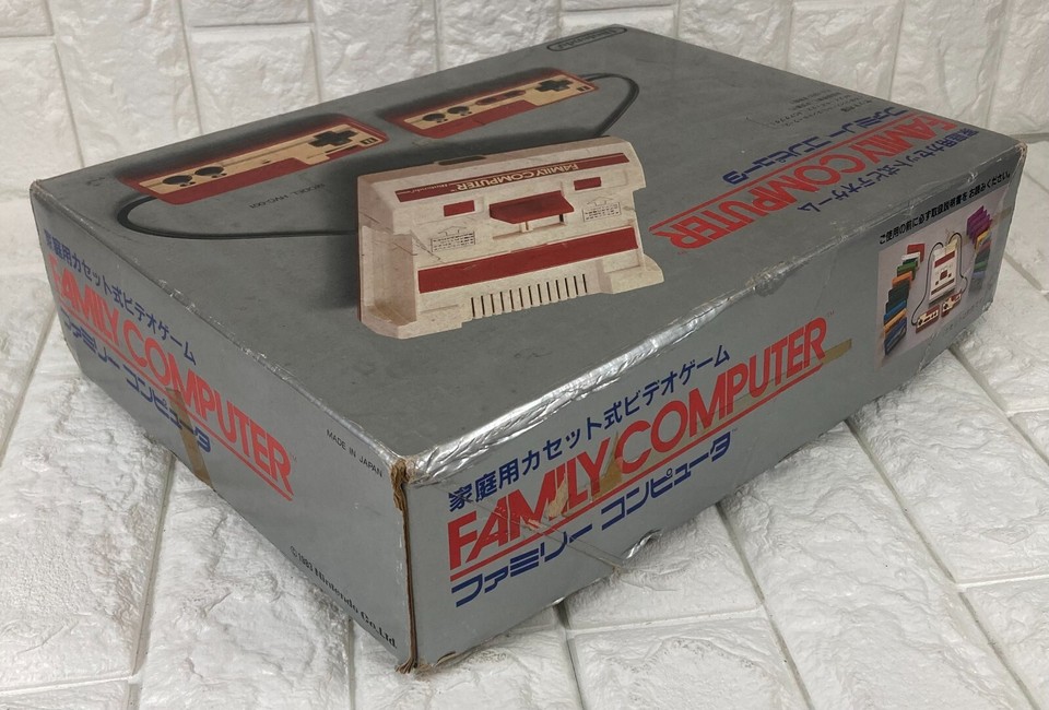 Nintendo Famicom Family Computer Console Box HVC-001 Tested games 12 #3 ...