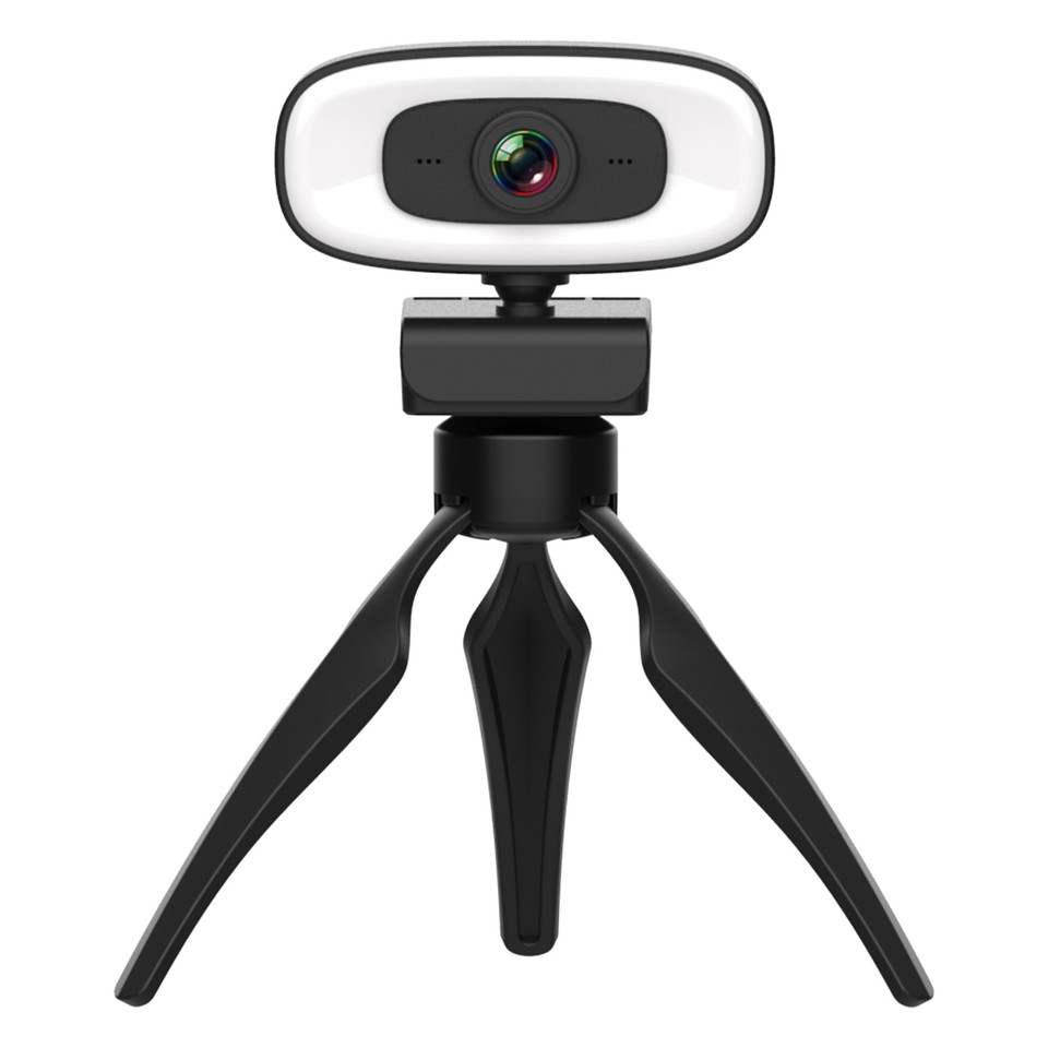4K HD 1080P Webcam Fill Light Web Camera With Microphone for PC Latop ...