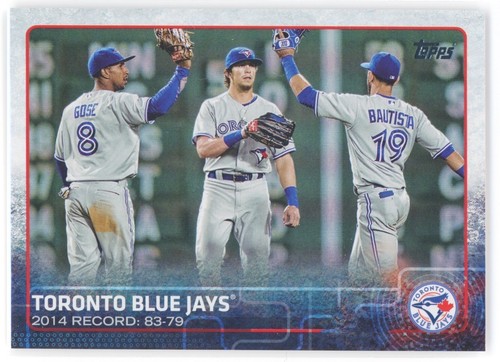 BLUE JAYS TEAM CARD 2015 TOPPS RAINBOW FOIL SP #13 | eBay