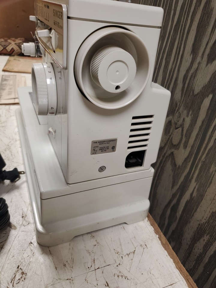 Singer Sewing Machine Merritt 8734 Vintage With Pedal Tested (C42) | eBay