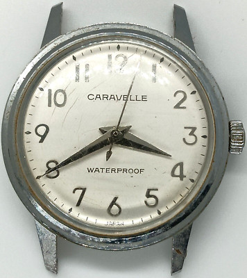C729 mens 1966 Vintage Bulova Caravelle Manual M6 Movement 11DP Watch ...