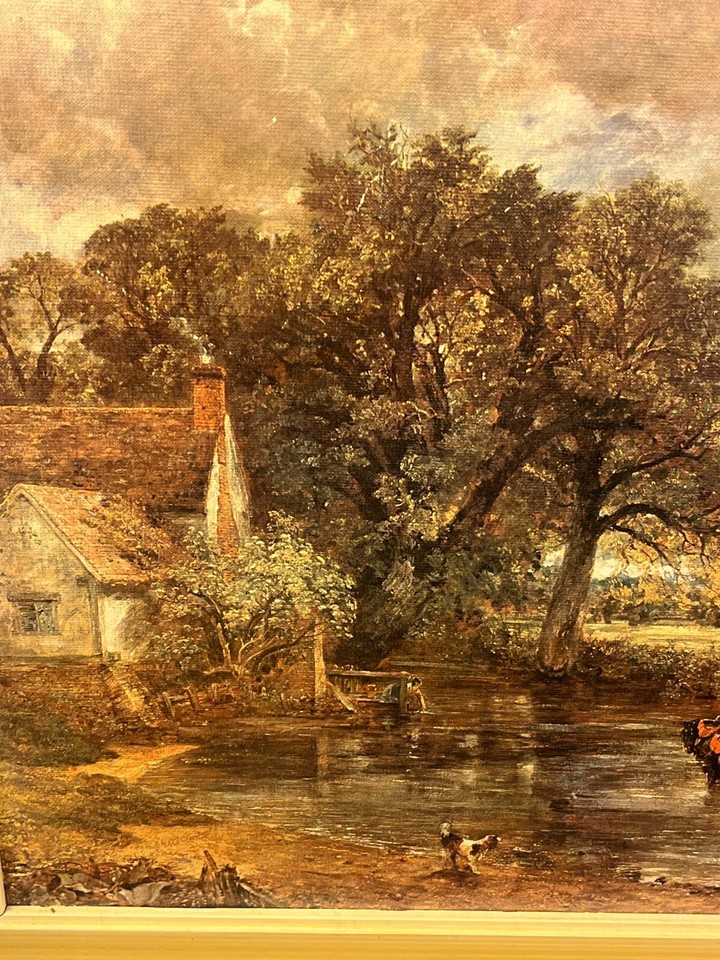 Vintage, Framed Art print, "The Hay Wain" by John Constable | eBay