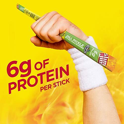 Slim Jim Giant Dill Pickle Smoked Meat Snack Sticks - Pack of 24, 0 ...