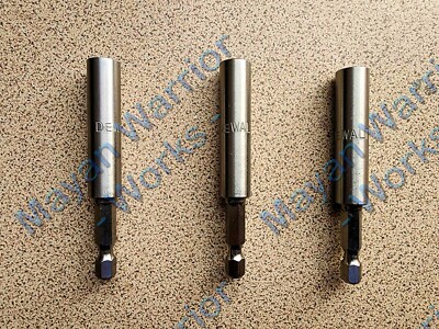 3 each New Genuine DEWALT DW2045B Professional 3 Inch Magnetic Bit Tip ...