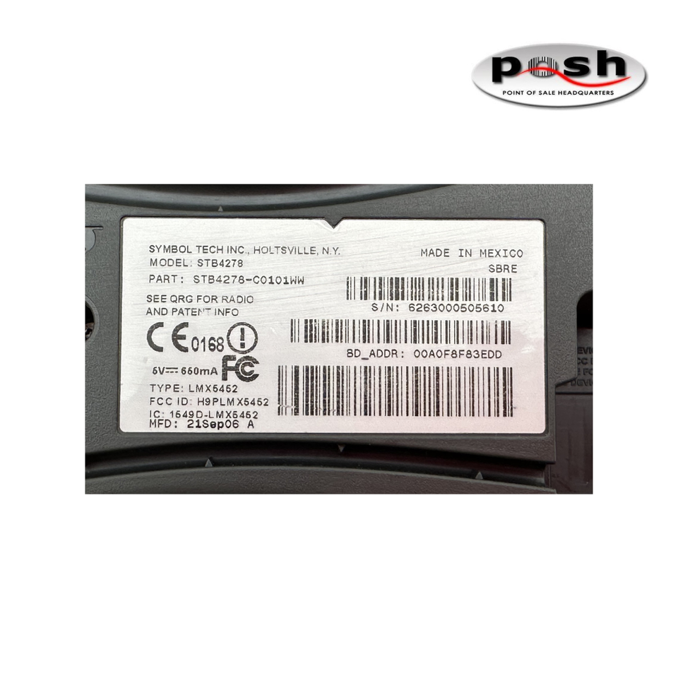 Symbol LS4278-SR20121ZZWW Barcode Scanner Kit - White - Unused Cable ...