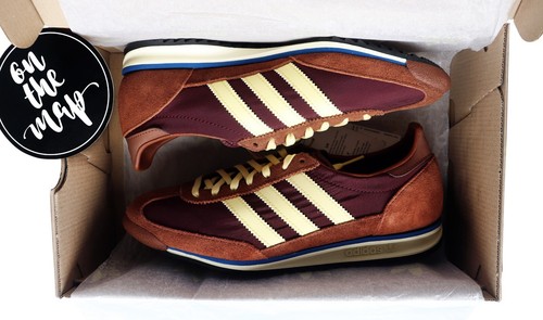 Adidas SL72 OG Maroon Burgundy Preloved Brown Yellow UK 4 5 6 7 8 US ...