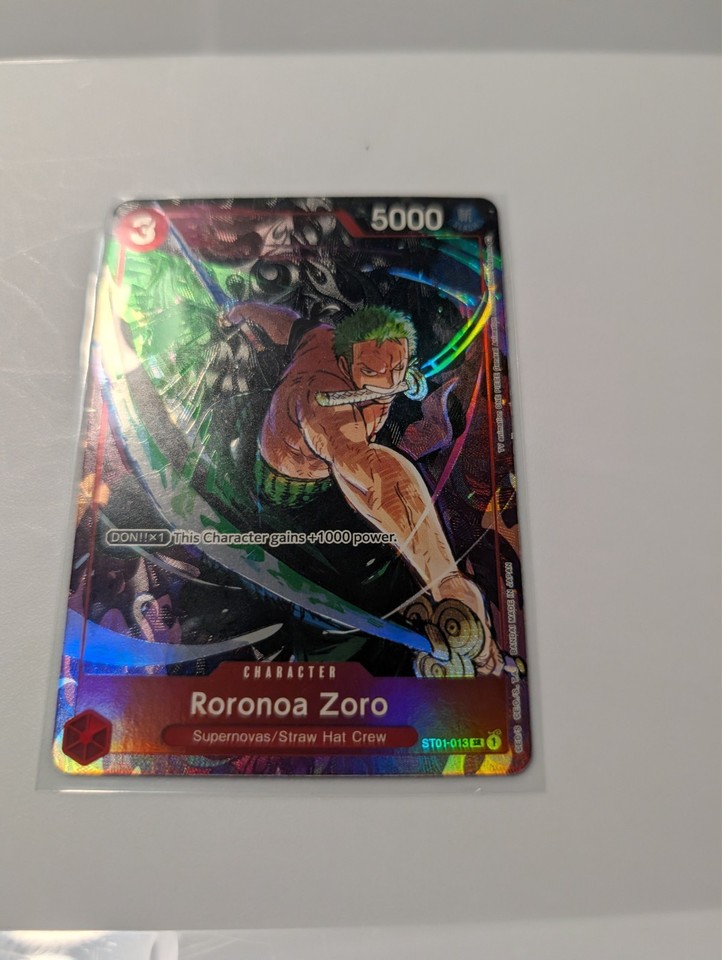 Roronoa Zoro (Gift Collection 2023) ST01-013 One Piece Promotion Cards ...