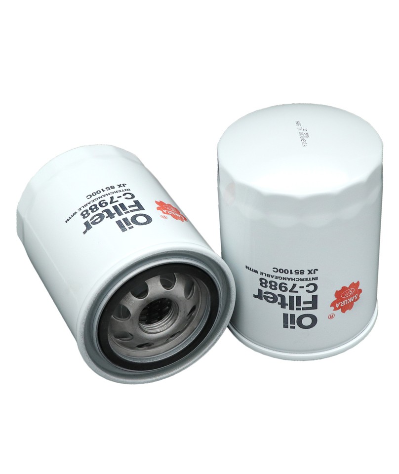 4 X C-7988 Sakura Oil Filter - Foton + Jinma Tractors Xref: B7451 ...