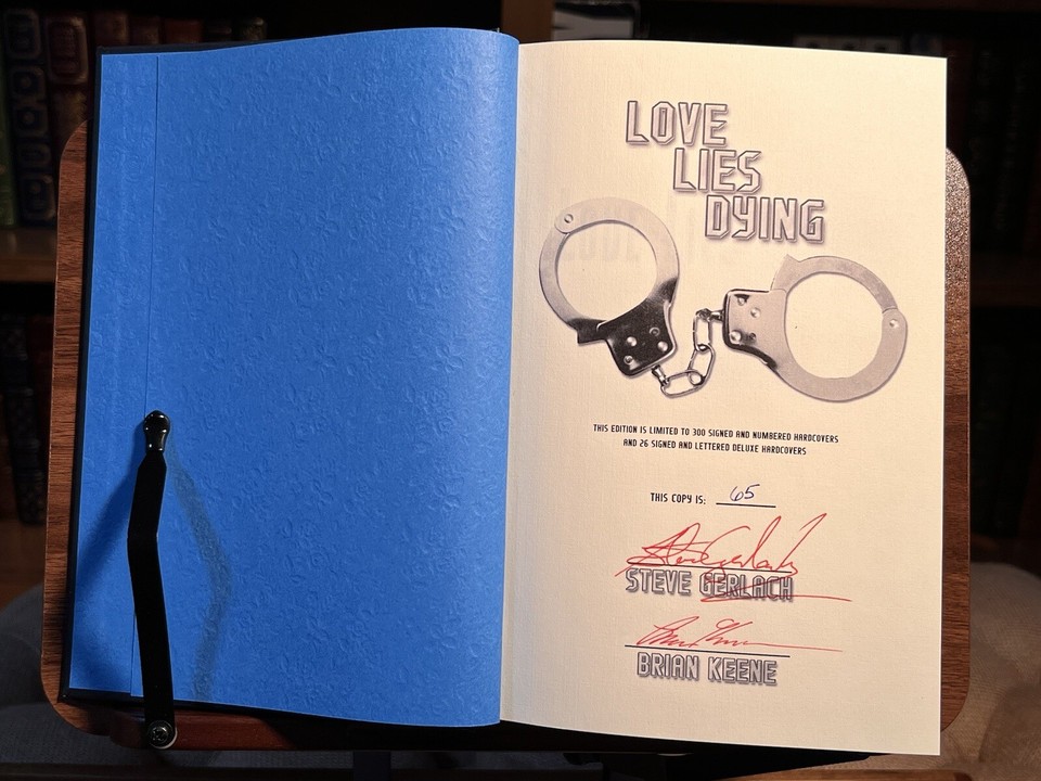 Steve Gerlach | Love Lies Dying |Signed Numbered Limited Edition HCDJ ...