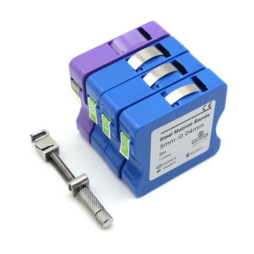 Dental StainlessSteel/Resin Film Restoration Light Cured Strip Roll ...