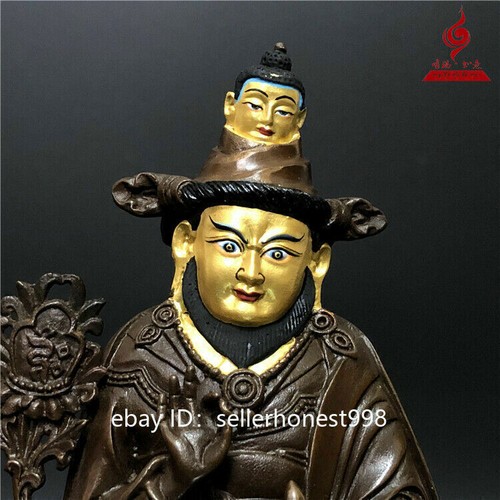 Tibet Buddhism Lama Guru Master Nyingpo Buddha Bronze Statue 18cm | eBay