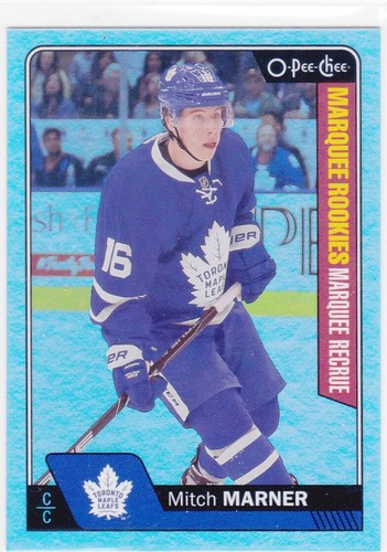 16/17 OPC..MITCH MARNER..MARQUEE ROOKIES RAINBOW..CARD # 672..MAPLE ...