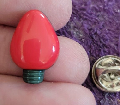 ^Christmas Tree Red Light Ornament Tie Tack Lapel Pin - Perfect for ...