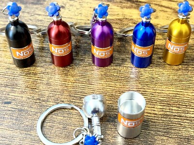 Mini Nitrous Bottle Key Chain - Blue | eBay