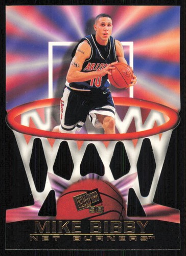 1998 PRESS PASS MIKE BIBBY NB 1 MINT NET BURNERS RC BASKETBALL ARIZONA ...