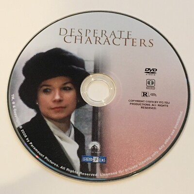 Desperate Characters DVD. DISC ONLY. 2008. Shirley MacLaine. Disc is ...
