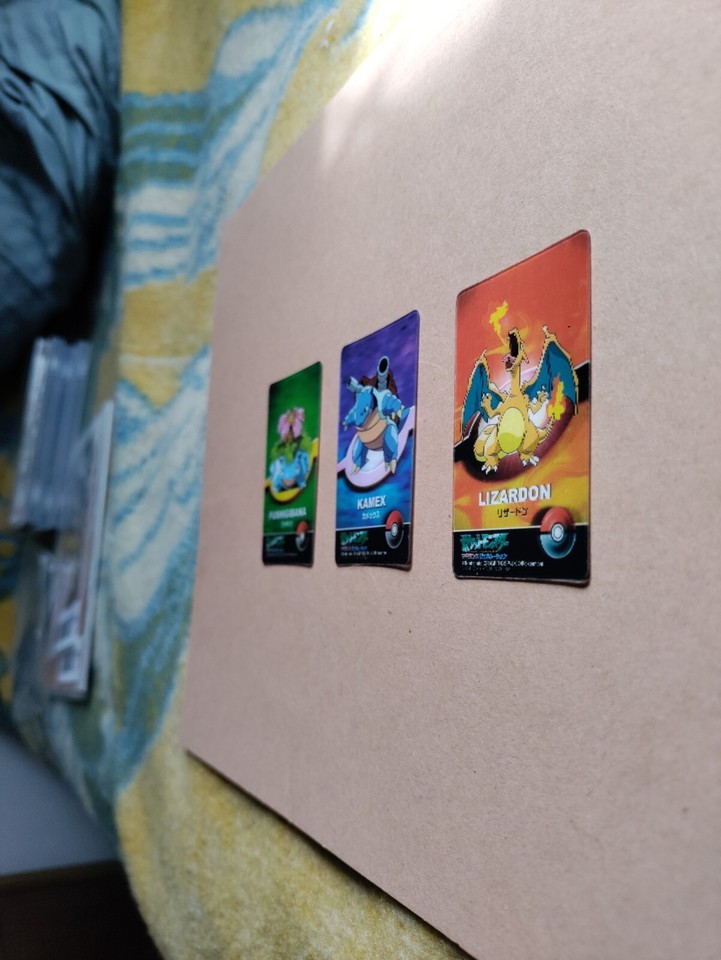 Pokemon Lenticular 3D Mini Charizard Blastoise and Venusaur Card Set | eBay