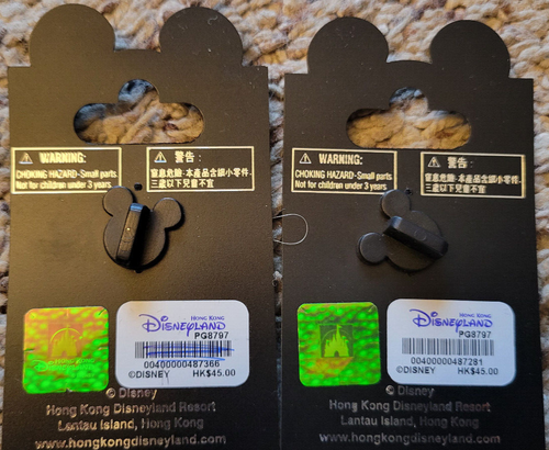 HKDL Hong Kong Cast Exclusive Grand Opening Team Round Disney Pin lot ...