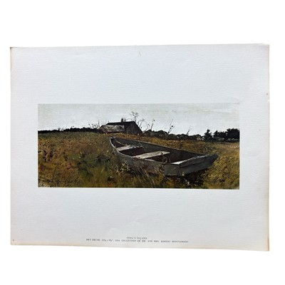 Andrew Wyeth Art Print Teel's Island Lithograph 17x13” Four Seasons ...