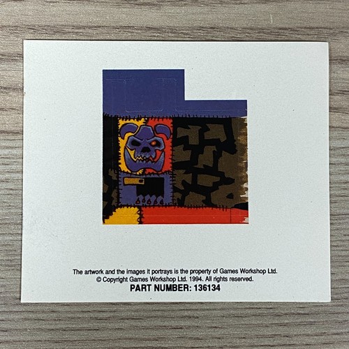 1 ORK DEATHSKULLS BANNER POSSPOLE WAVER FLAG WARHAMMER 40K 40,000 ORKS ...