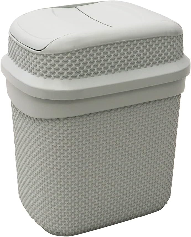 Droplette Design Plastic Lidded Bin, 11L, 34 X 29 X 22Cm Approx. | eBay UK