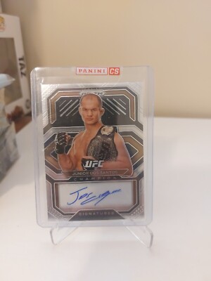 2021 Panini Prizm UFC Champion Signatures CS-JDS Junior Dos Santos Auto ...