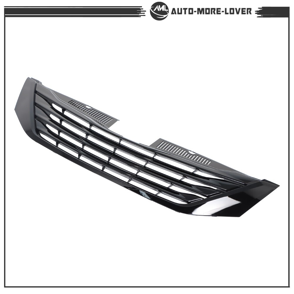 Fit For Toyota Sienna 2011-2017 Front Upper Grille Gloss Black ...