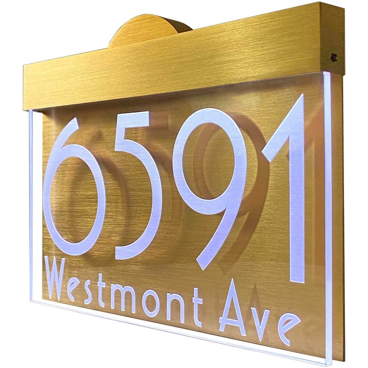 Lighted Address Plaques For House | Shelly Lighting