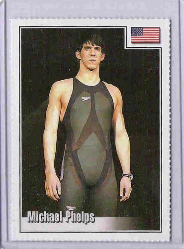 Michael Phelps 2008 Spotlight Tribute Swimming Card | eBay