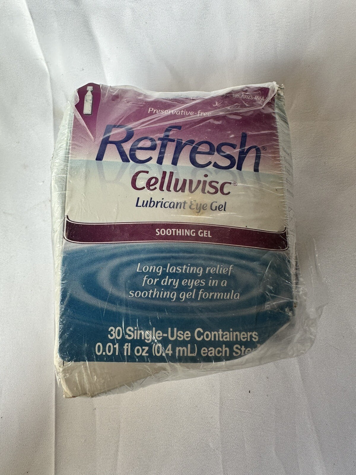 Refresh Celluvisc Lubricant Eye Gel - Pack of 30 Single-Use Containers ...