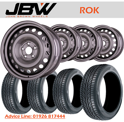 8"x18" JBW ROK G/M GREY STEEL WHEELS+TYRES TO SUIT VW T5 SET OF 4 | eBay UK