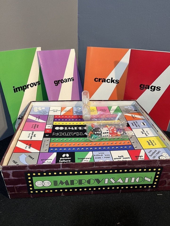 Vintage The IMPROV Comedy Game 1989 TDC Games Complete Free Shipping ...