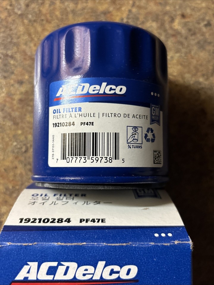 AC Delco Oil Filter Part Number - 19210284 | eBay