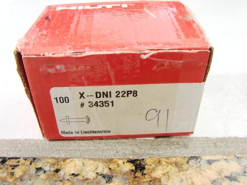Box of 80 Hilti Rivets X-DNI 22P8 34351 | eBay