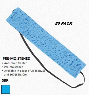 50- SBR50 Reusable Absorbent Disposable Lightweight Sponge Cooling ...