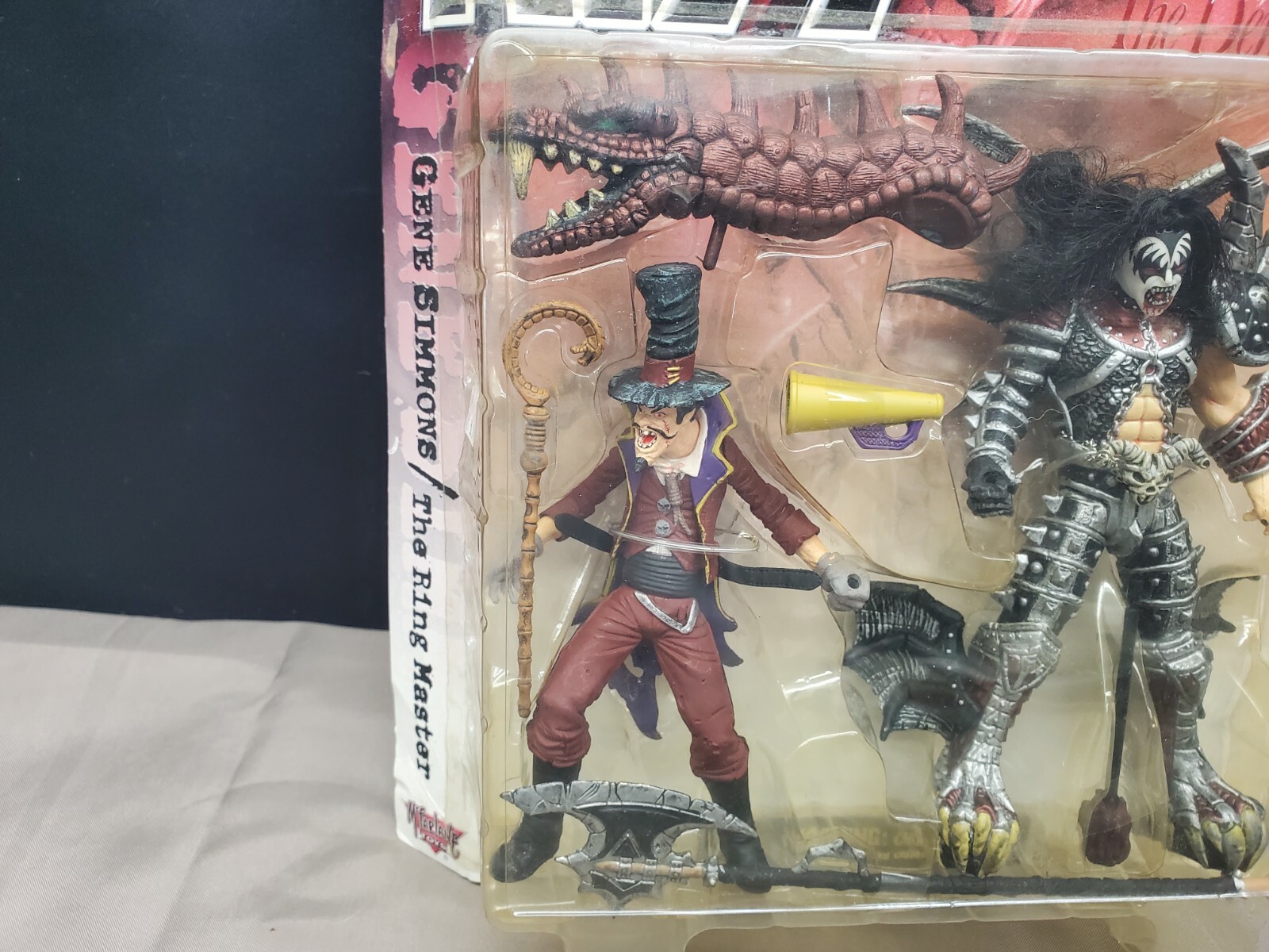 1998 McFarlane KISS Psycho Circus GENE SIMMONS THE RINGMASTER Action ...