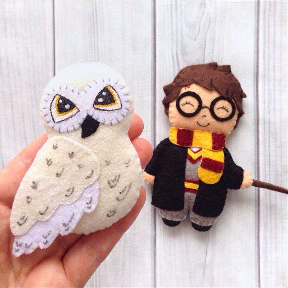 Owl Harry Potter Felt Toy for Baby Mobile Nursery Crib Decor Baby ...