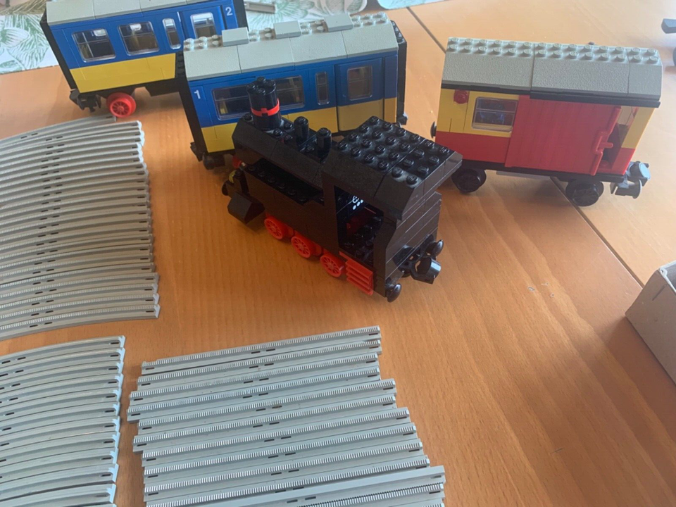 LEGO® Train: Passanger Steam Train Set 7710. Complete extra track ...