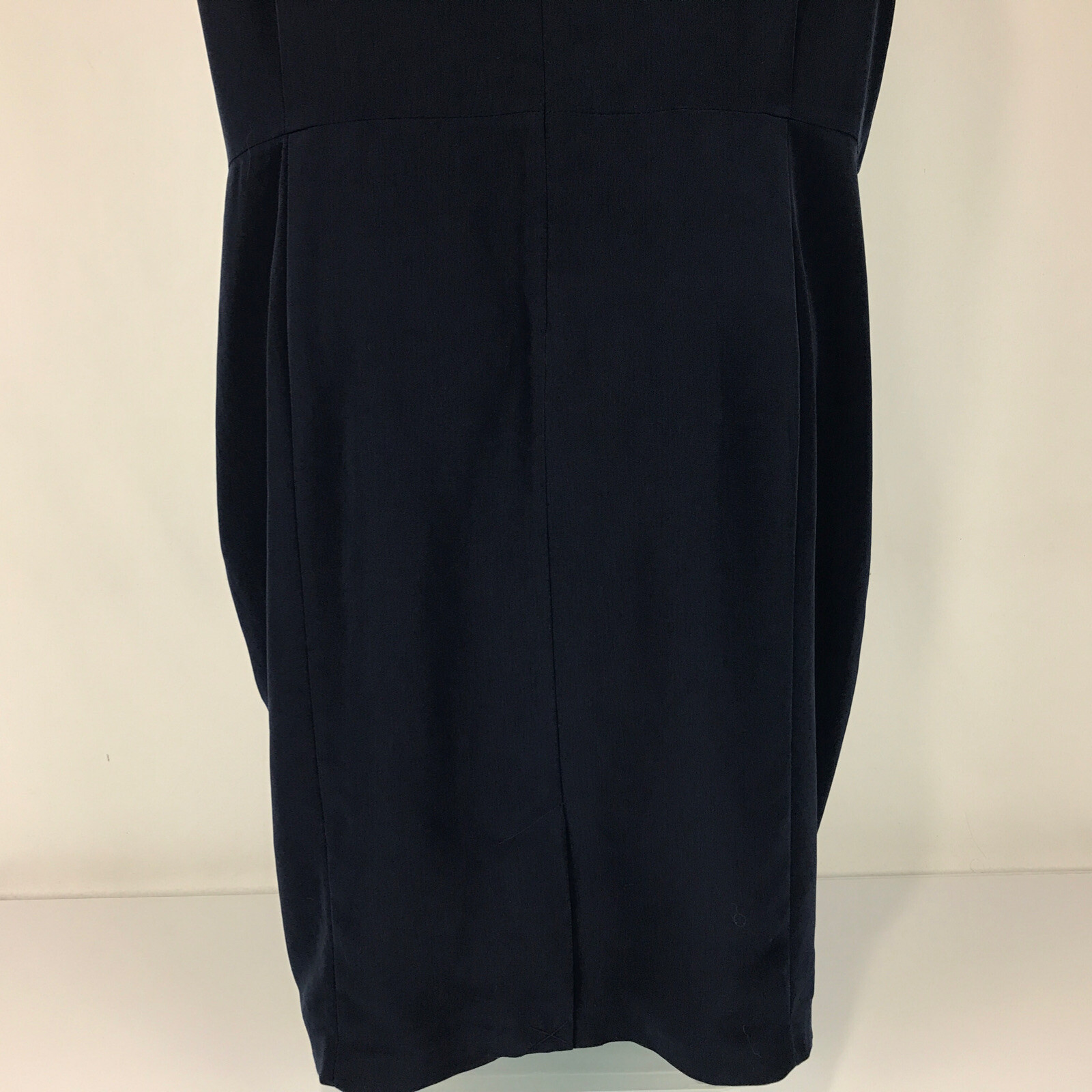 Basque Woman Dress Navy Blue Plus Size 22 Pencil Slee… - Gem