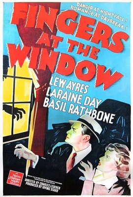 FINGERS AT THE WINDOWS 1942 Lew Ayres Laraine Day mystery b&w on DVD | eBay