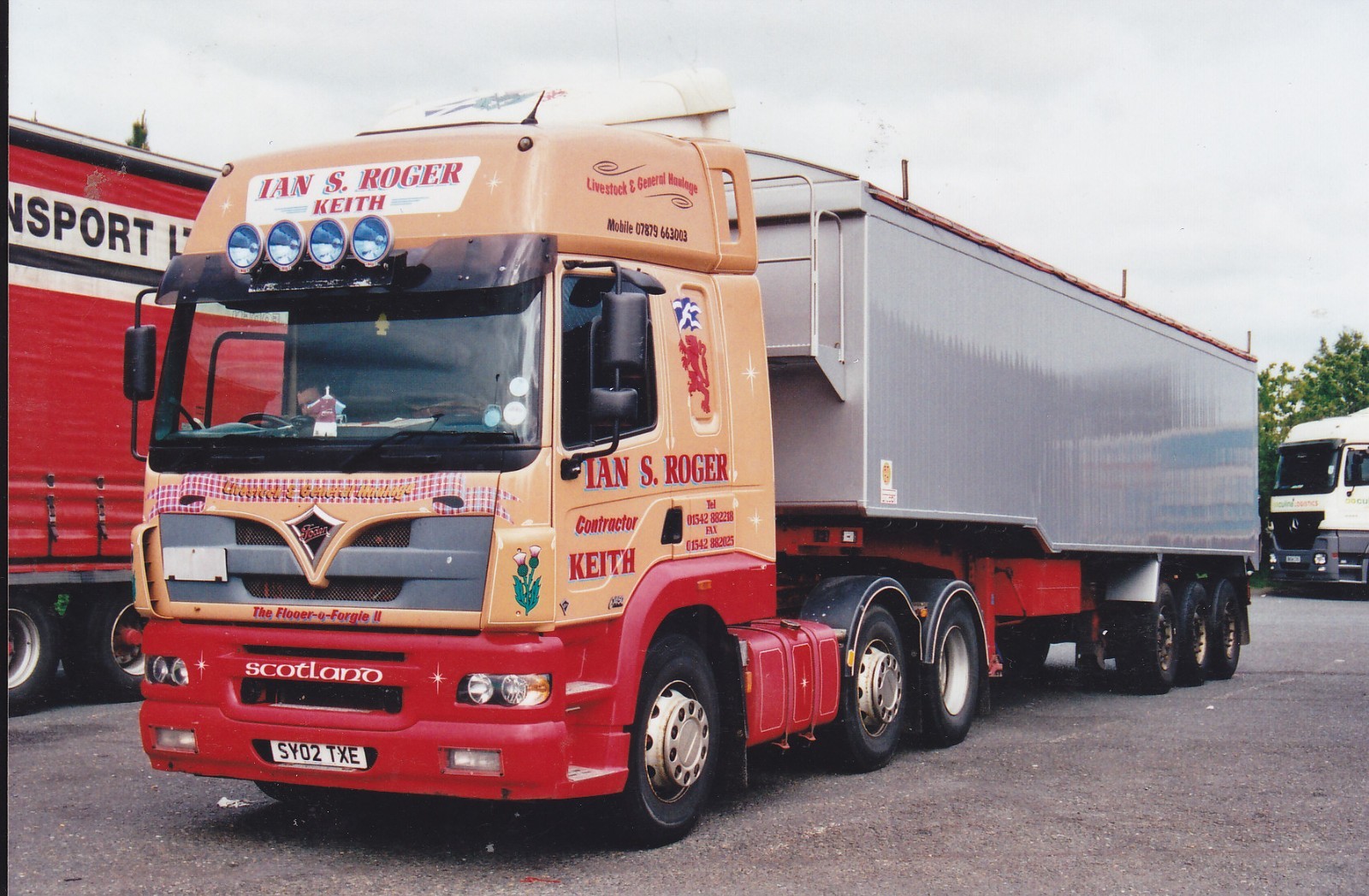 TRUCK PHOTO..FODEN ALPHA TIPPER SY02 TXE IAN S.ROGER.. | eBay UK