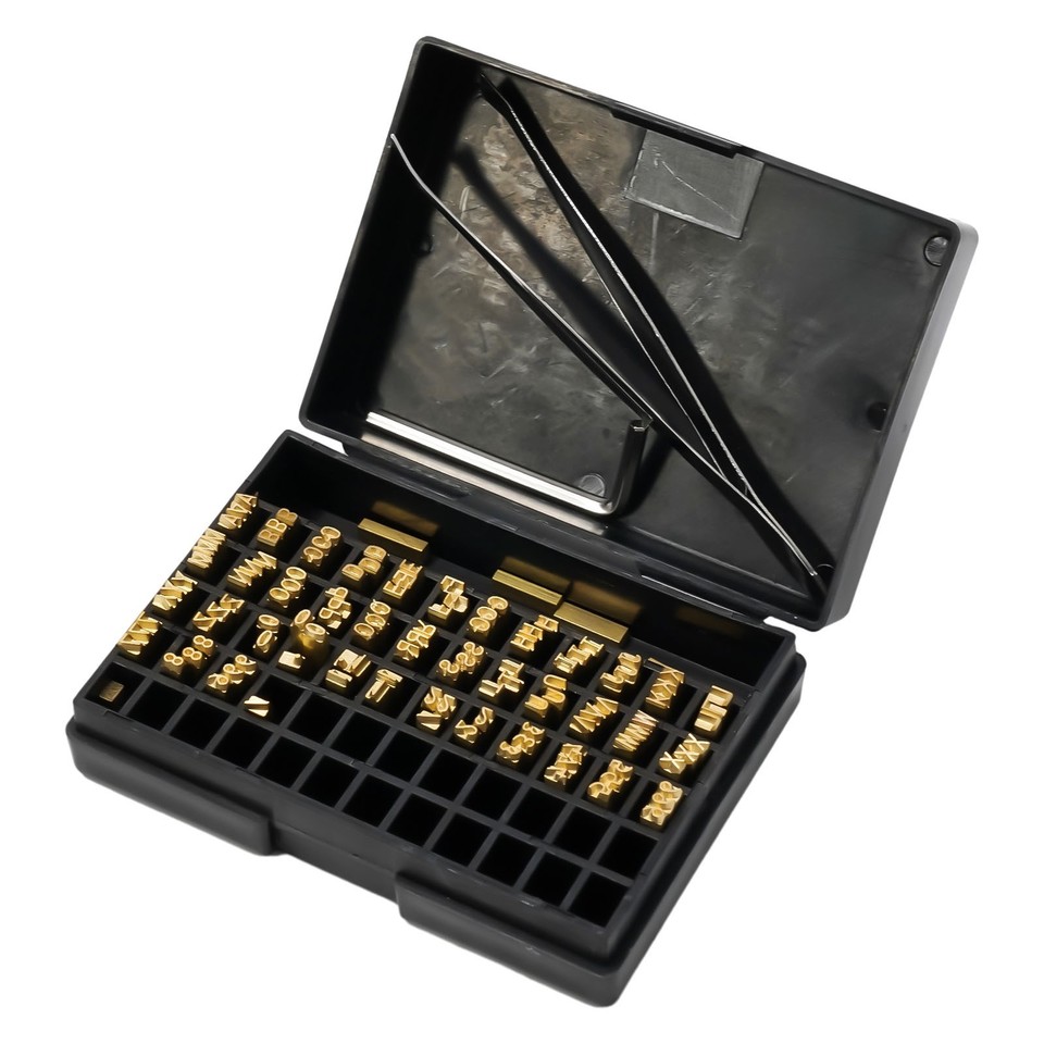 Hot Stamp Letters 120 Pcs Set Easy To Install For Batch Number Printing ...