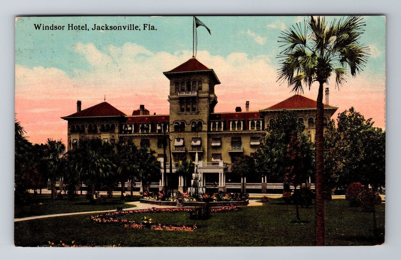 Jacksonville FL-Florida, Windsor Hotel, Advertising, Vintage c1914 ...