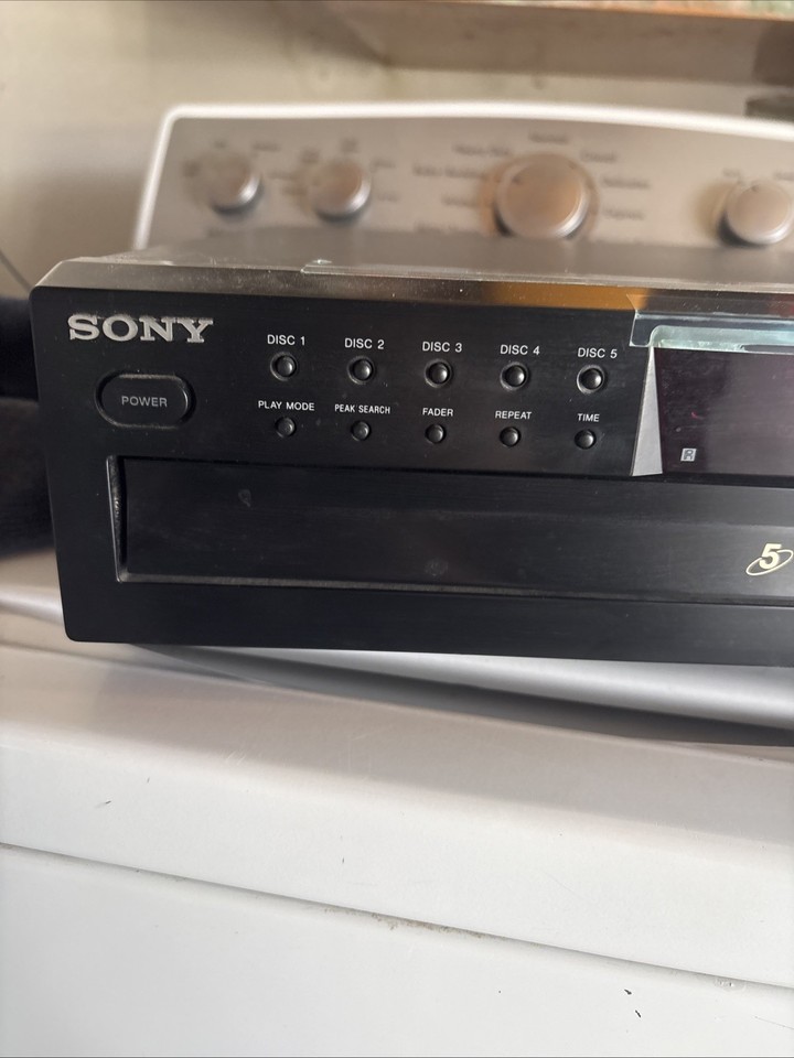 Sony CDP-CE375 5 Disc CD Player Changer Carousel With Remote Tested | eBay
