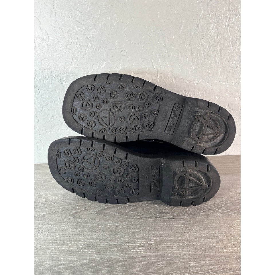 T.U.K BLACK Kitty Face Mary Jane's SHOES Anarchic Black Cat WOMEN’S ...