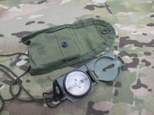 NWOT CAMMENGA 3H TRITIUM MILITARY MARCHING LENSATIC COMPASS MODEL 3-H ...