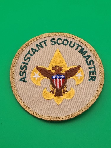 Assistant Scoutmaster Uniform Patch Guaze Back BSA Scouts America | eBay